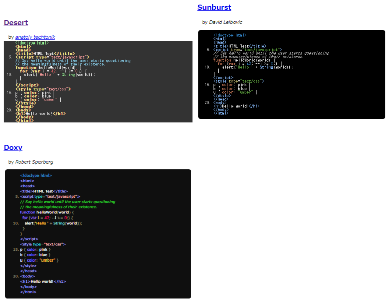 Google『Code Prettify』のダウンロード方法＆使い方｜Tim-style